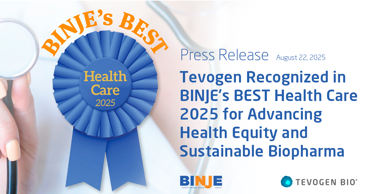 Tevogen Recognized in BINJE’s BEST Health Care 2025 for Advancing ...